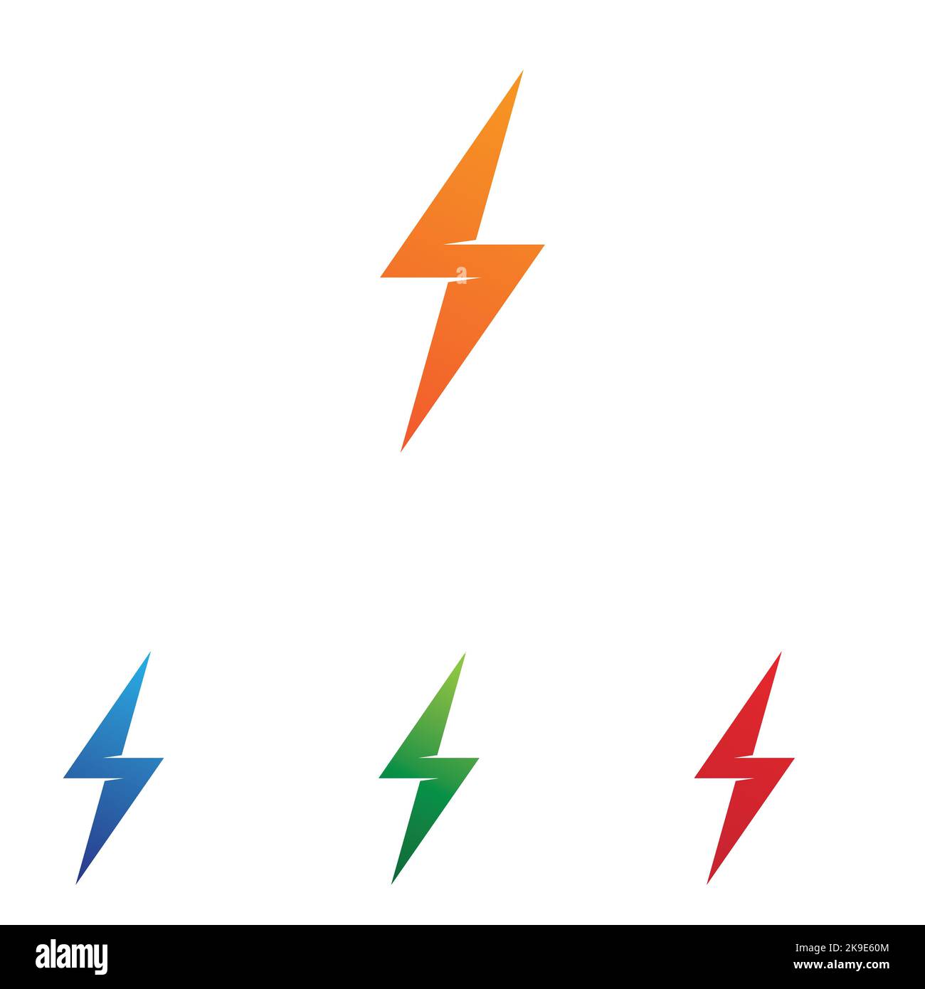 Thunderbolt logo and symbol vector Stock Vector Image & Art - Alamy