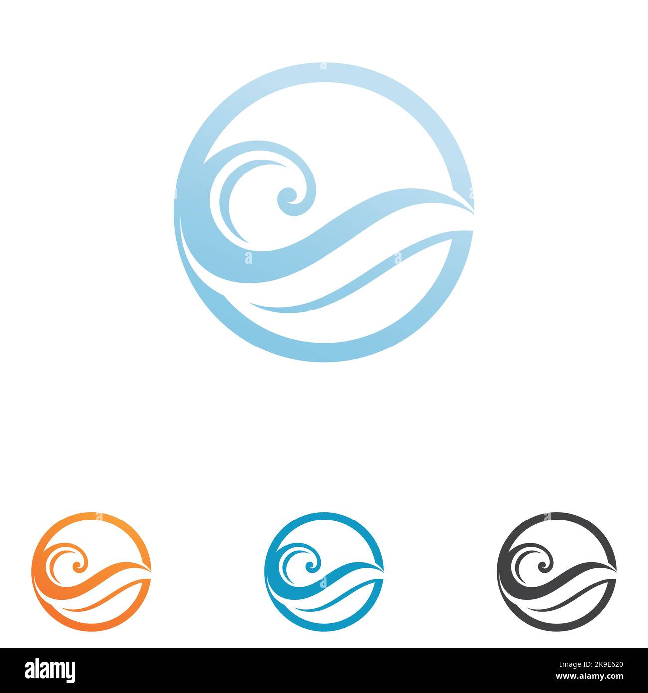 Wave water beach logo vector Stock Vector Image & Art - Alamy