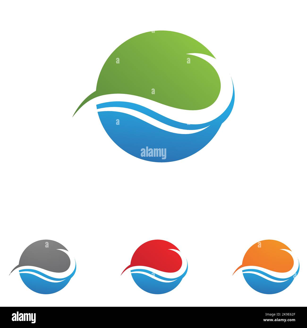 Wave water beach logo vector Stock Vector Image & Art - Alamy