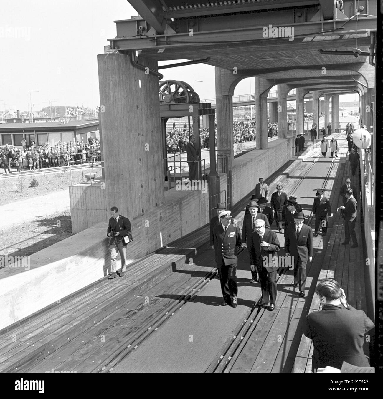 Inauguration of the "Bird Road Line" between Rodbyhavn, Lolland ...