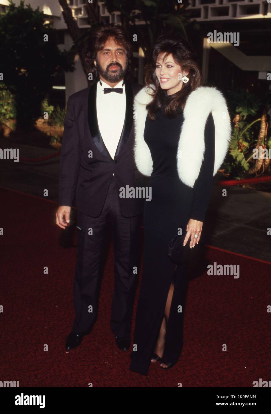 Deborah Shelton and Shuki Levy March 1987 Credit: Ralph Dominguez ...