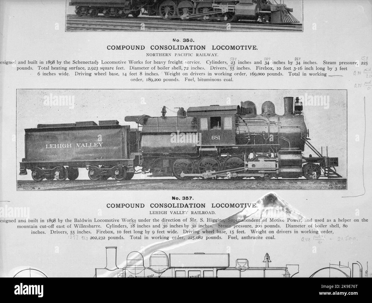 (Lehigh Valley Railroad) LVRR lok 681 Stock Photo - Alamy