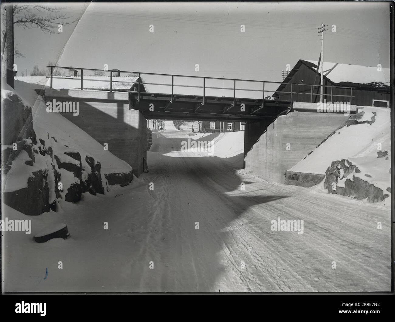 Roadport at Bergvik in 1933 Stock Photo - Alamy