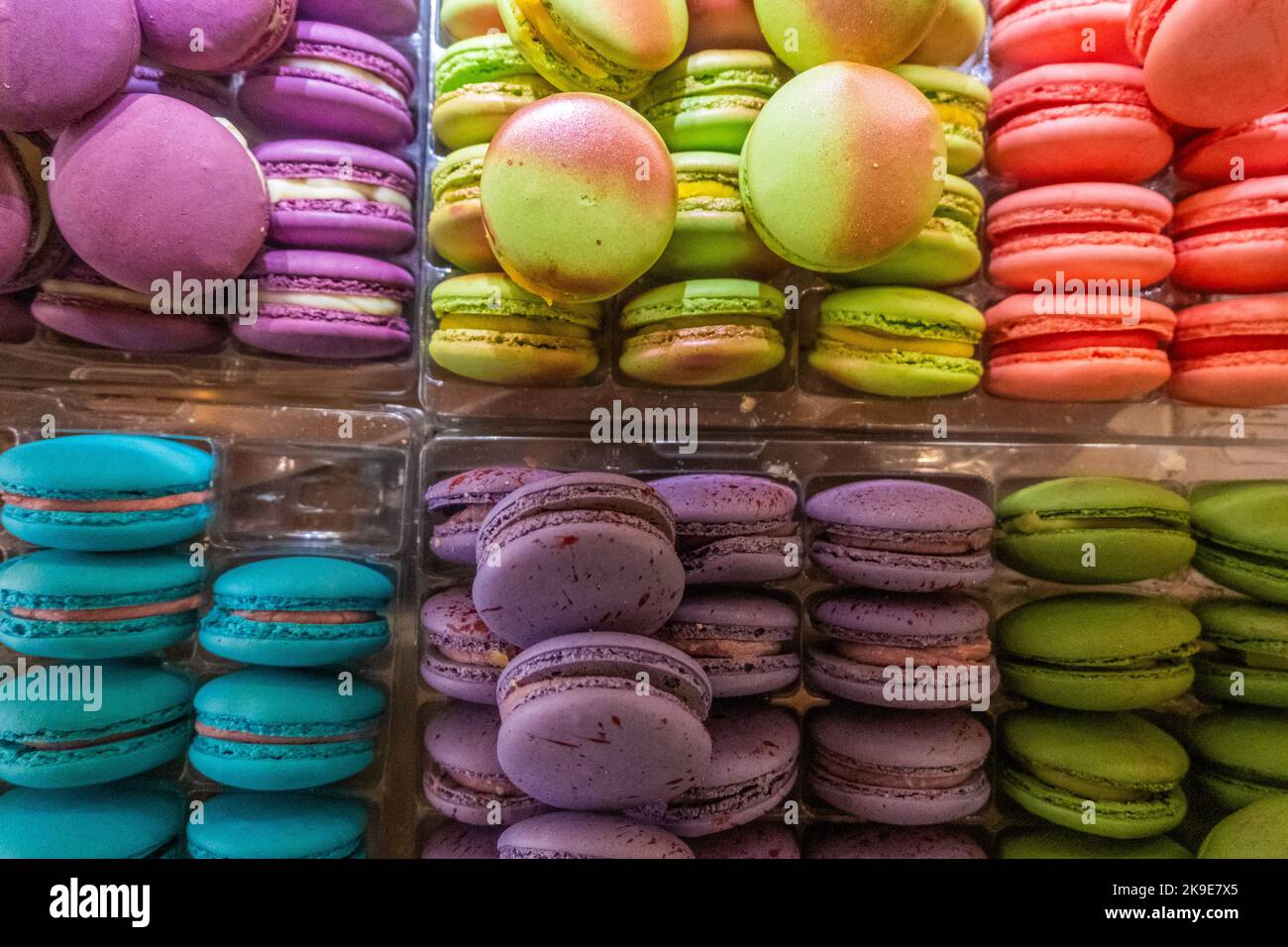 Colorful french macarons Stock Photo - Alamy