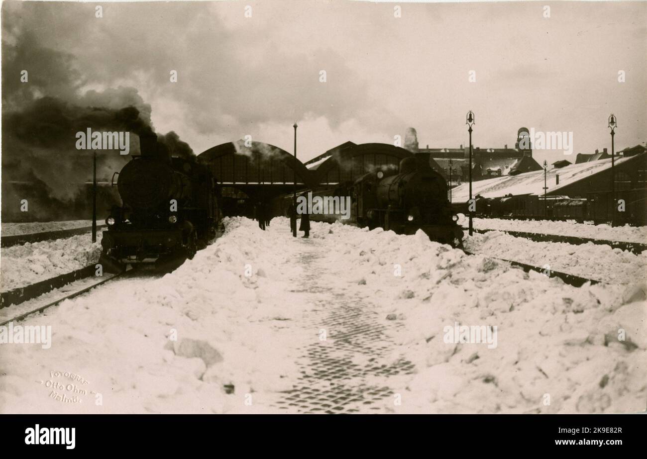 From left SJ A, SJ B-LOK. Malmö Central Station. From 1856 to 1864, the ...