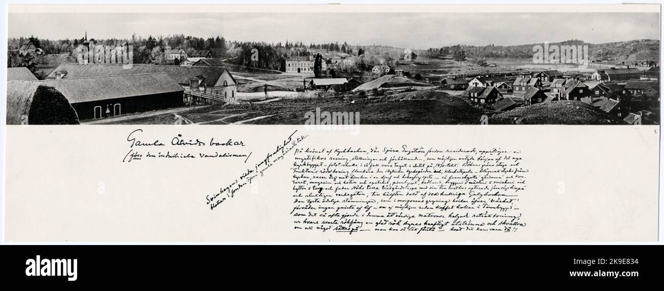 Old Åtvids slopes Stock Photo - Alamy