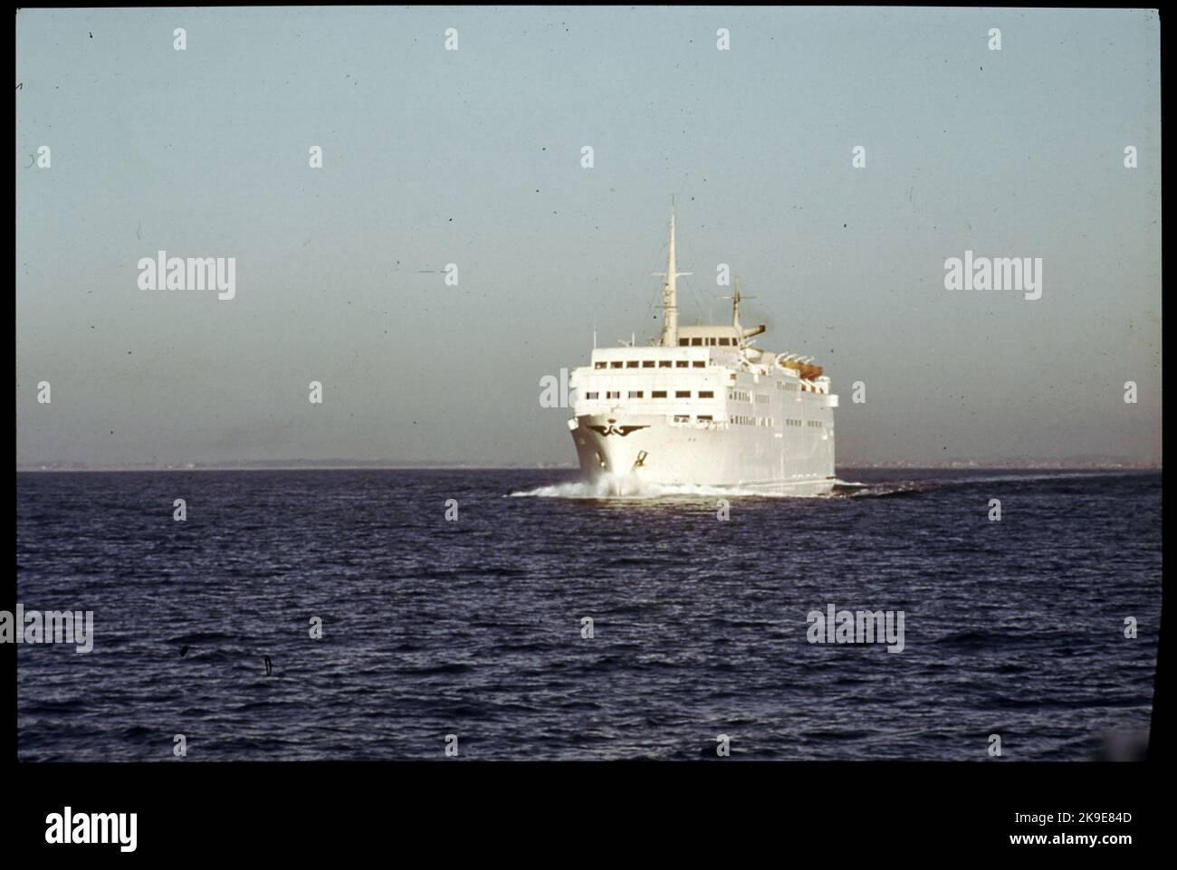 The State Railway Train Ferry M/S Skåne, on the route between ...