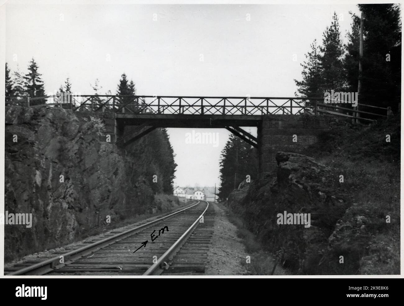 Road bridge over rail Stock Photo - Alamy