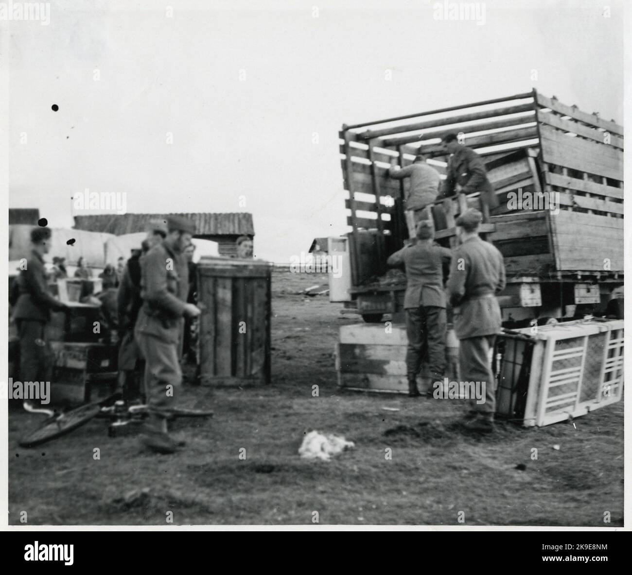Image taken in connection with the evacuation of Finnish refugees in ...