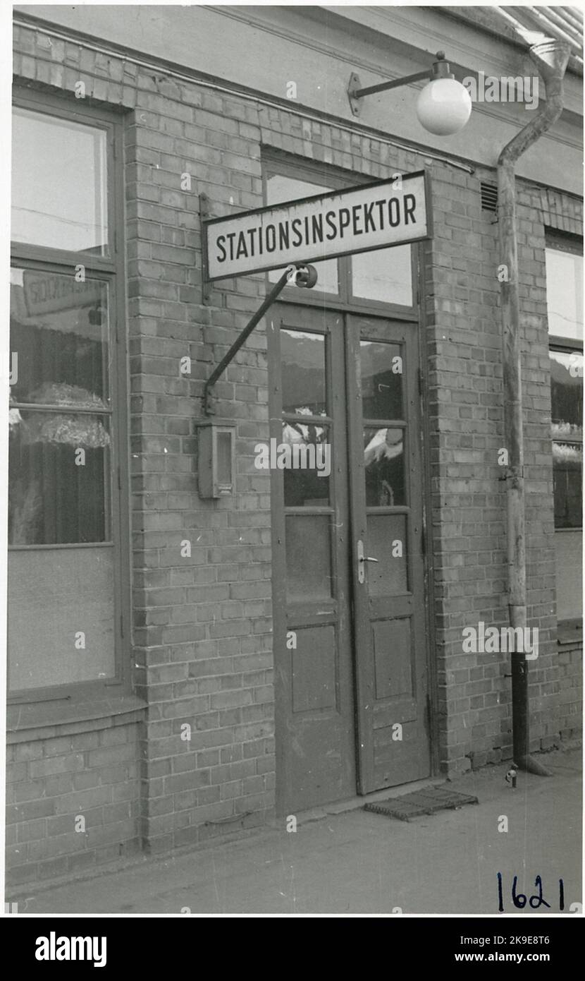 Entrance to station inspector Stock Photo - Alamy