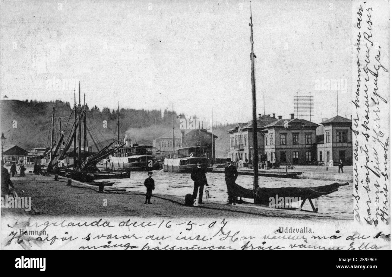 The port of Uddevalla Stock Photo - Alamy