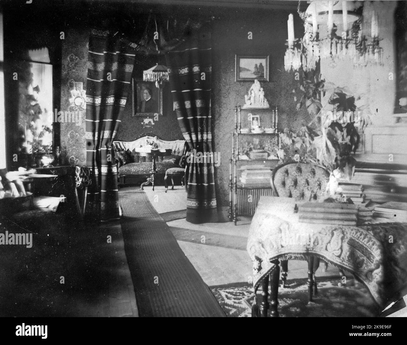 Stinsbostad, residence for Carl Hemlin 1863 - 1881 Stock Photo - Alamy