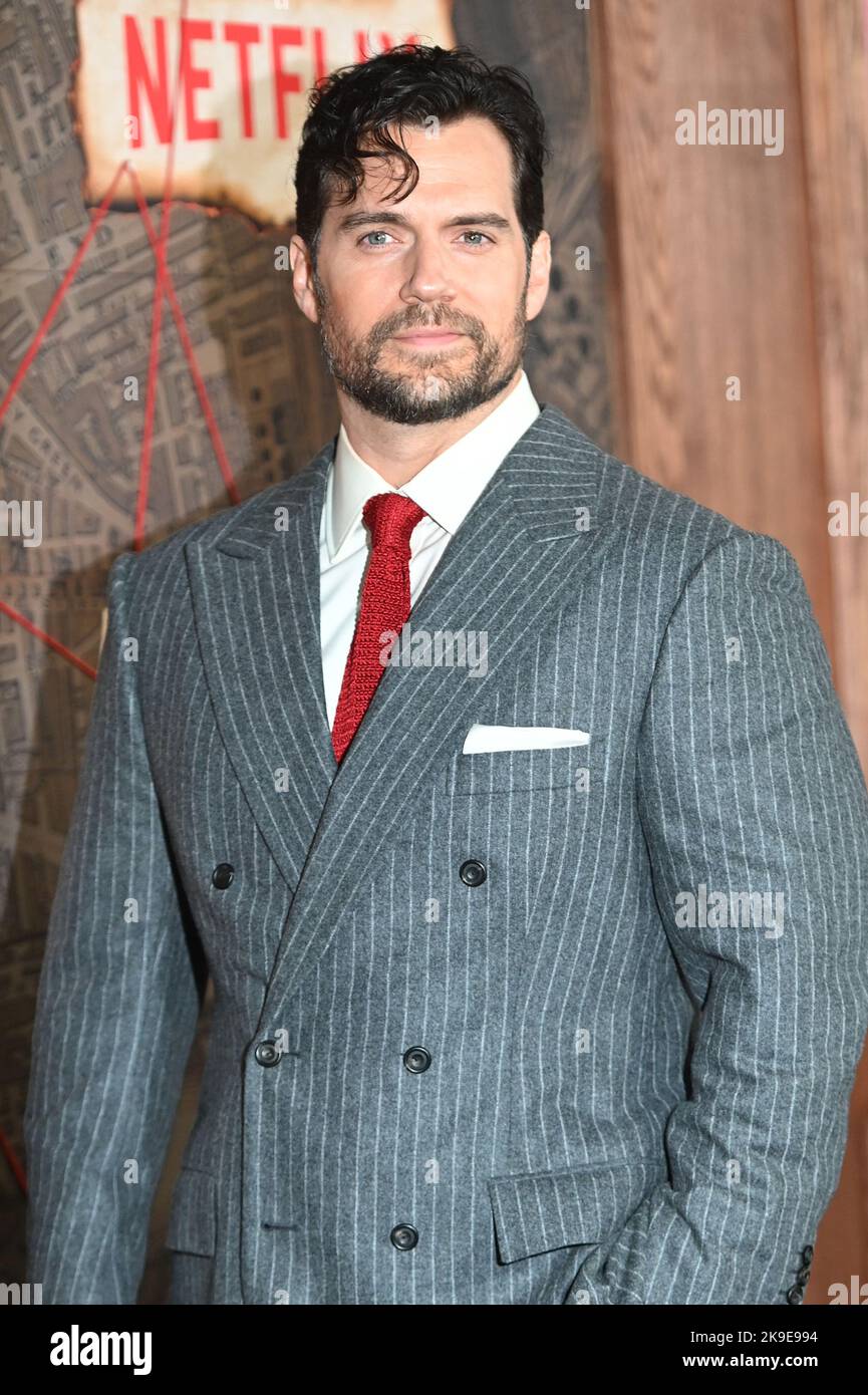 New York, USA. 27th Oct, 2022. Actor Henry Cavill attends the world ...