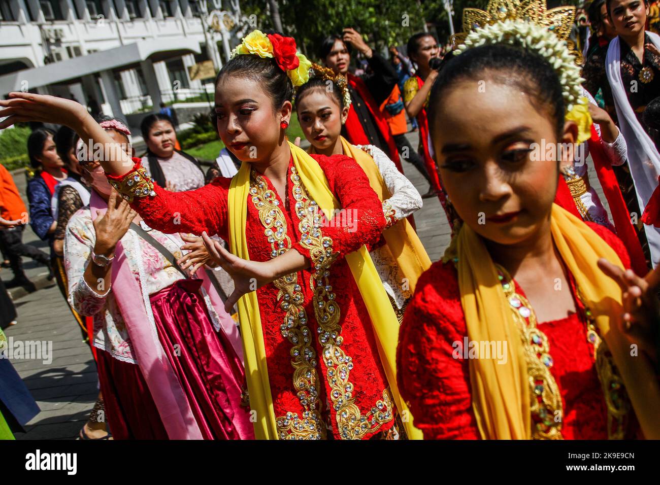 Bandung, West Java, Indonesia. 28th Oct, 2022. Dancers take a part in ...