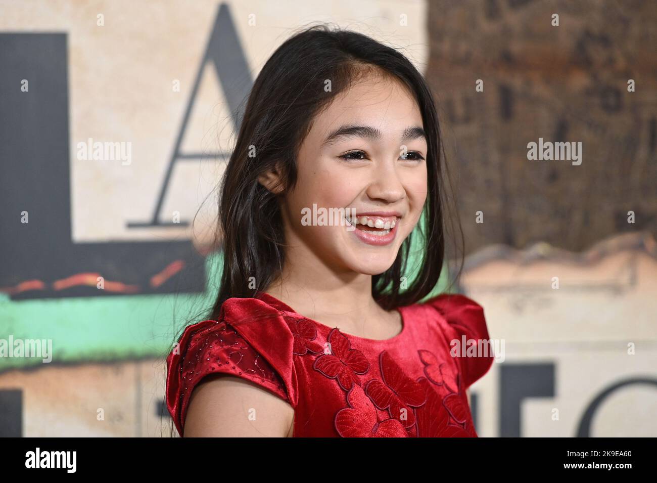 New York, USA. 27th Oct, 2022. Actor Serrana Su-Ling Bliss attends the ...