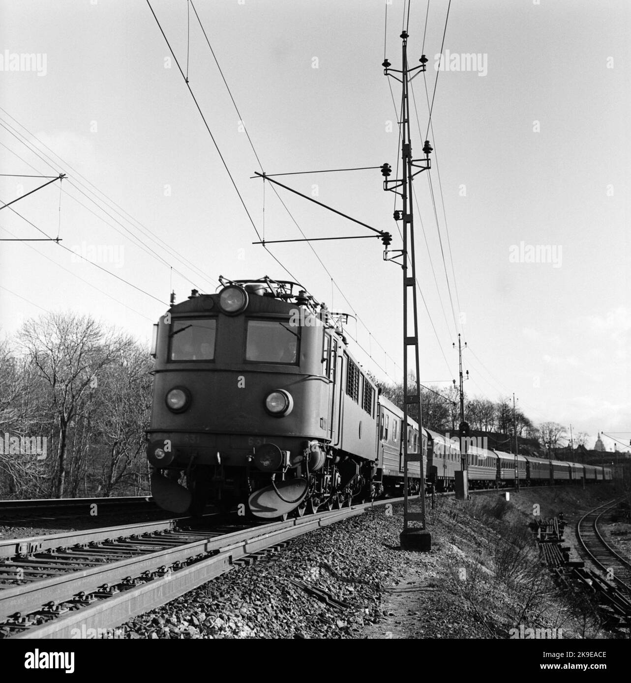 State Railways, SJ F 631, Fast trains Stock Photo - Alamy