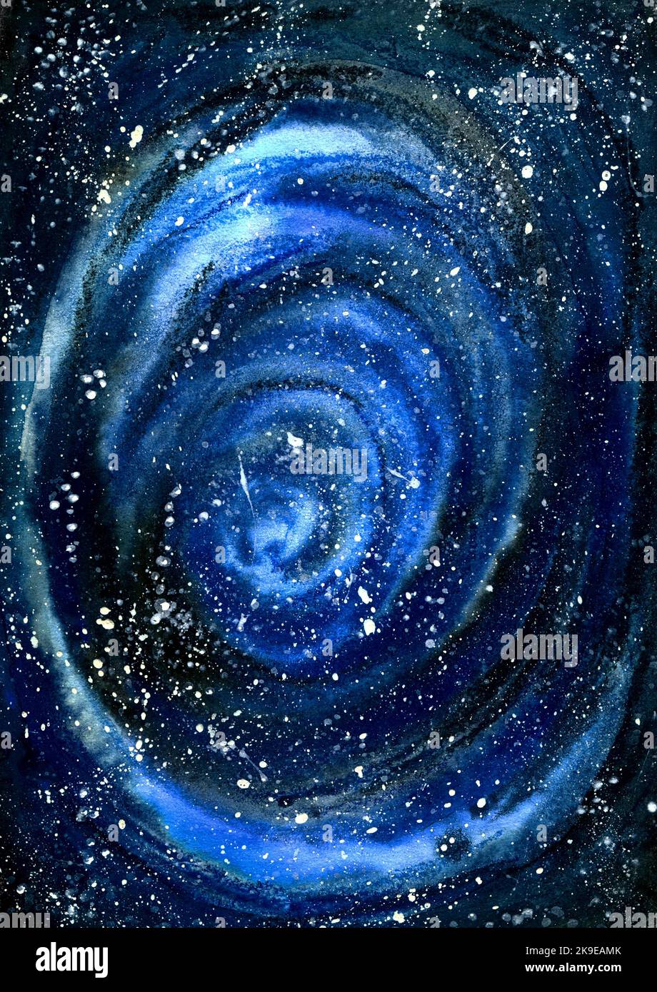 Cosmic watercolor hi-res stock photography and images - Alamy
