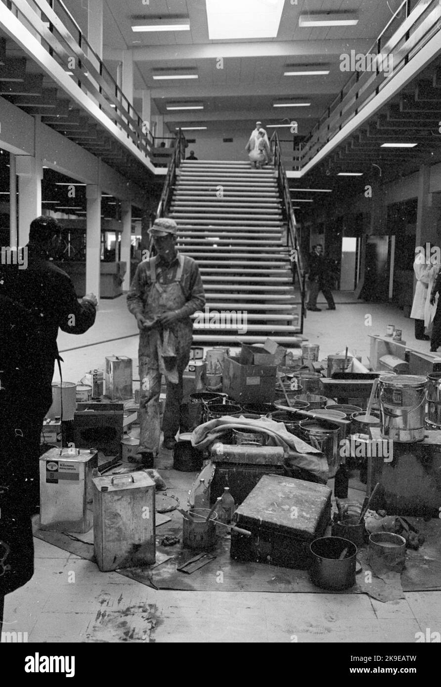 The SAS terminal at Haga, press show. Arlanda Airport, Press View Stock ...