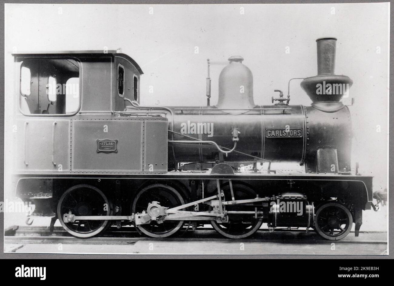 Dala - Ockelbo - Norrsundet's railway, Donj Lok 4 "Carlsfors Stock ...