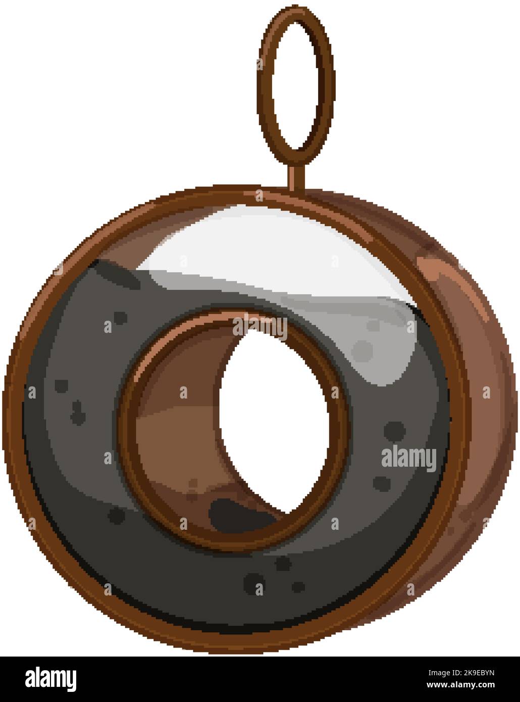 nature feeder bird cartoon vector illustration Stock Vector Image & Art ...