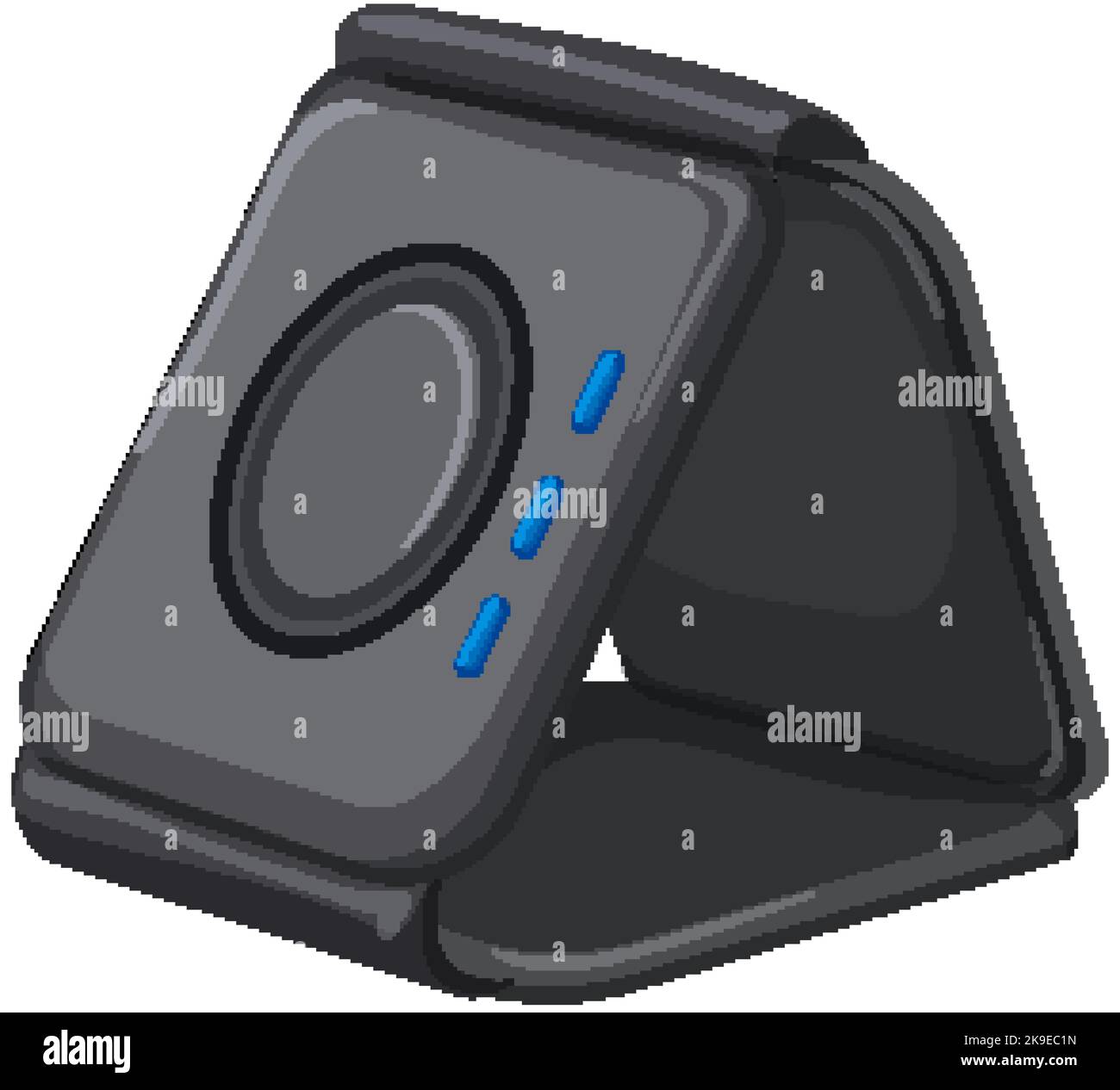 device wireless charger cartoon vector illustration Stock Vector Image ...