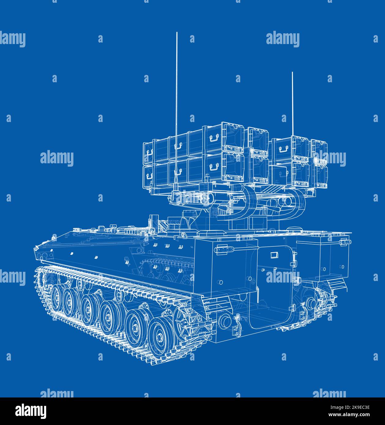 Military track missle system. Vector Stock Vector Image & Art - Alamy