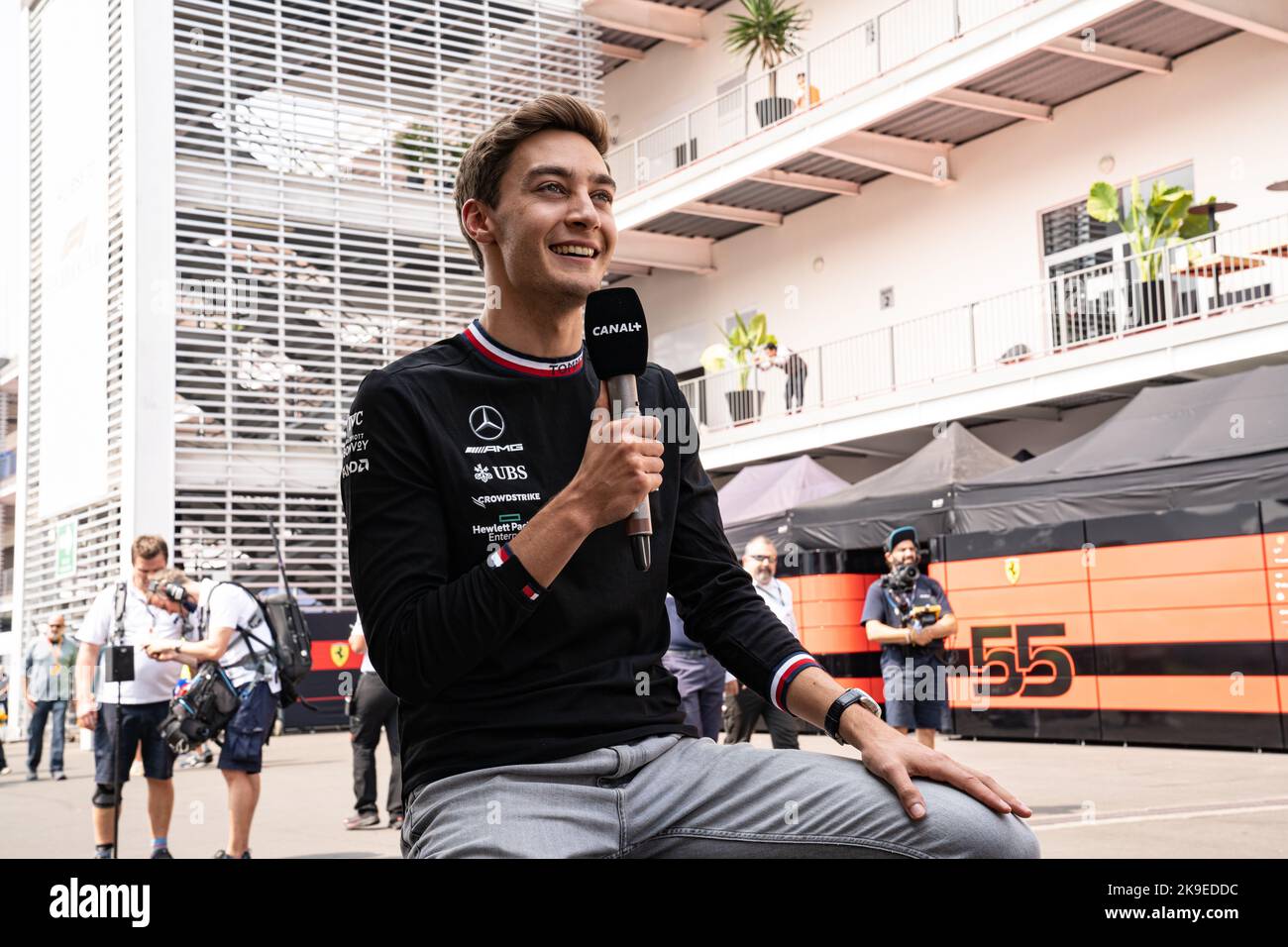 Mexico City, Mexico. 27th Oct, 2022. George Russell, one of Mercedes ...