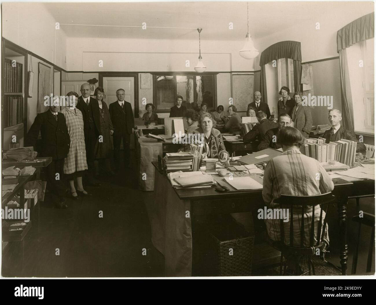 The staff at the control office, department. For passenger traffic ...