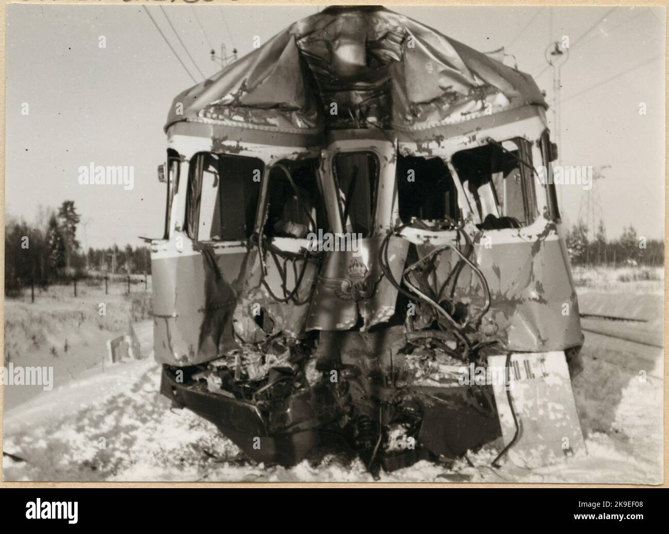 The State Railways, SJ YCO6 834 injuries after collision with the ...