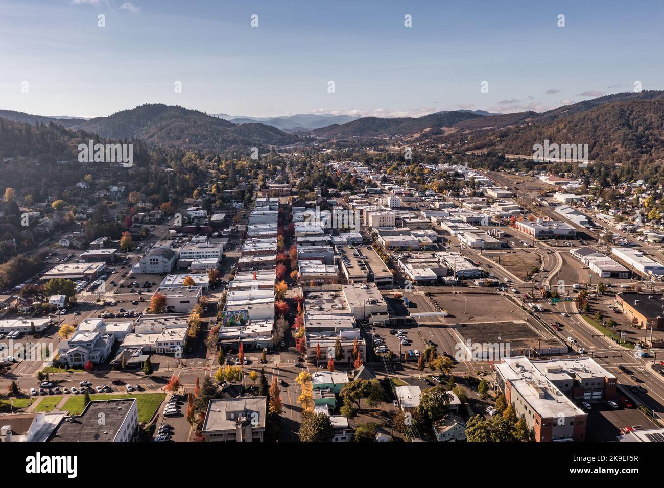 Roseburg Oregon, USA. City in Southern Oregon Stock Photo - Alamy