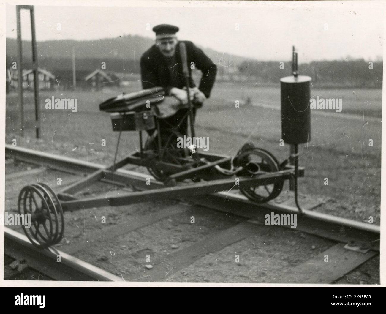 Flame lubrication with tramp dressin, system "Bollebygd Stock Photo - Alamy