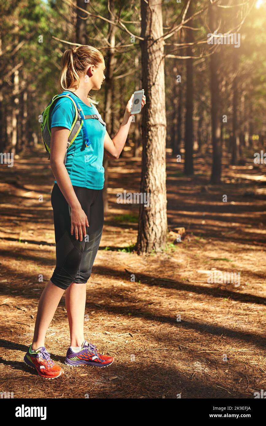 Run until you dont know where you are anymore. a young woman out in ...