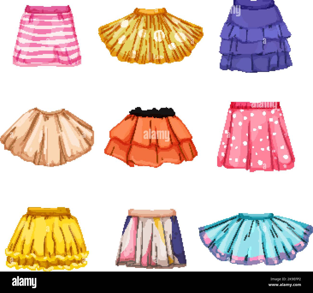 Kids Skirt Clipart