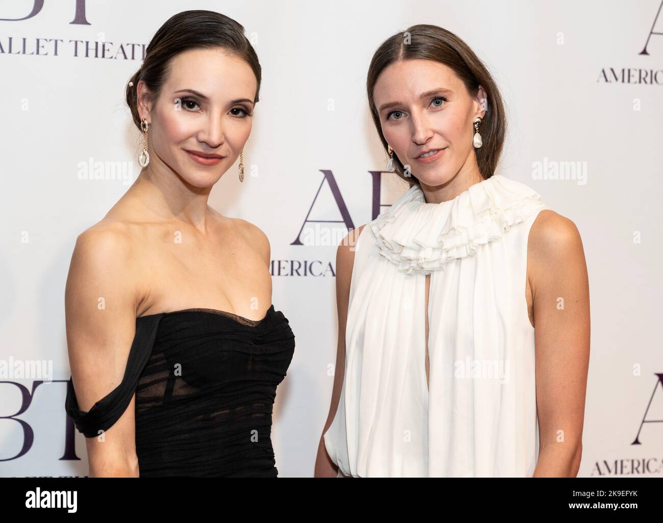 Christine Shevchenko and Devon Teuscher attend the American Ballet ...