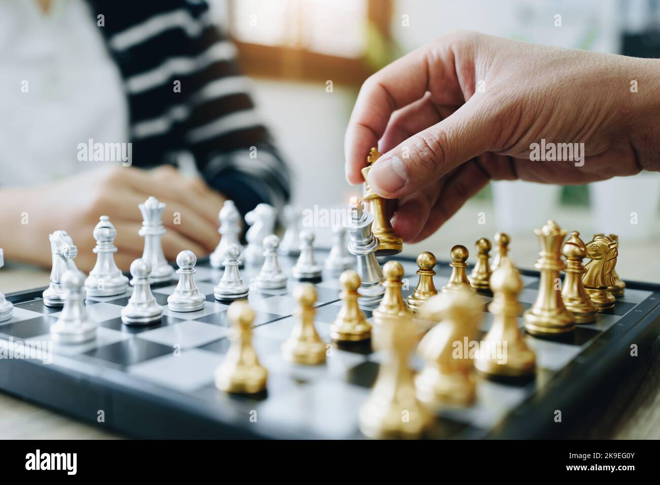 Playing and planning a chess walk, an entrepreneur is planning a ...