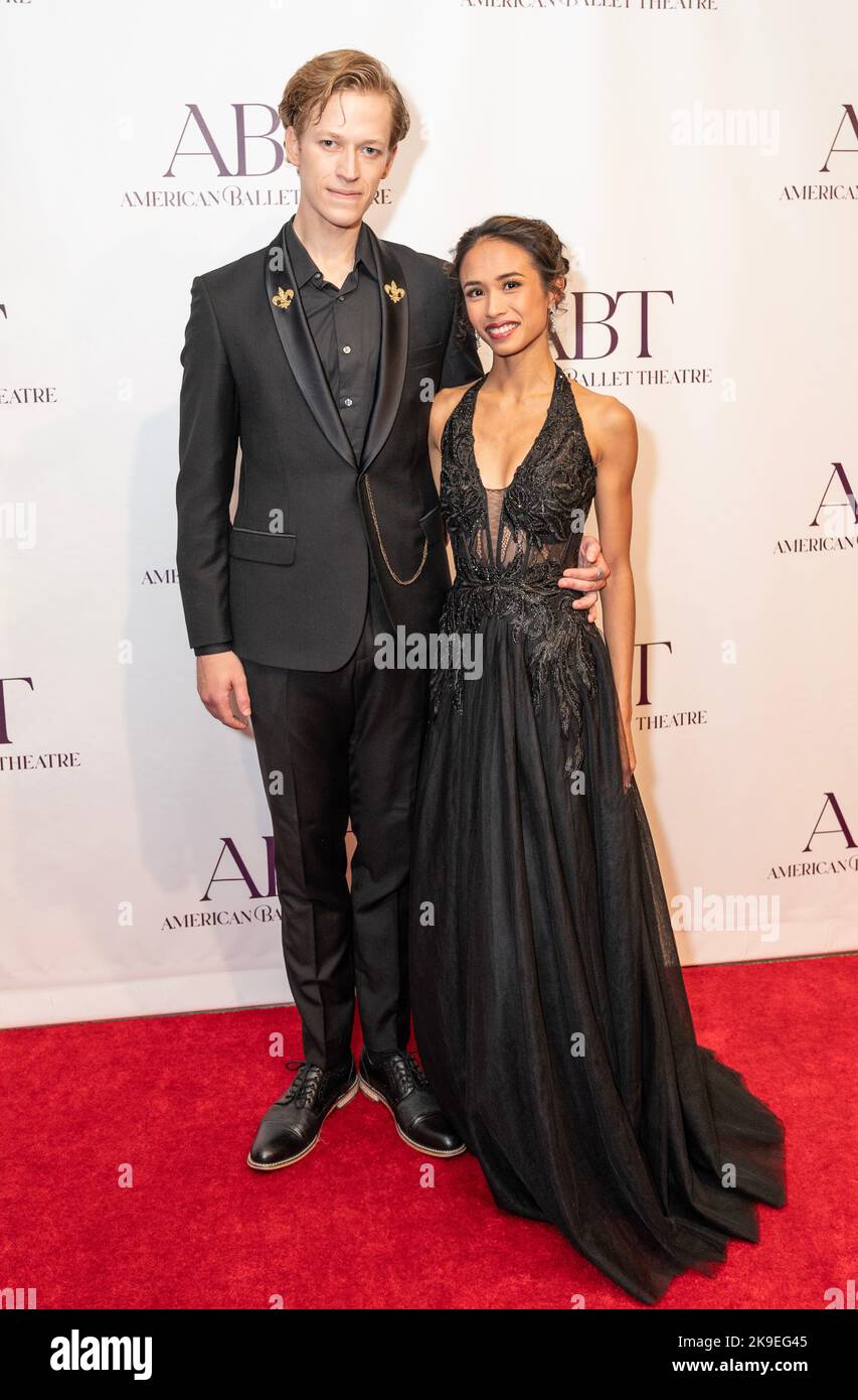 Jarod Curley and Lea Fleytoux attend the American Ballet Theatre Fall ...
