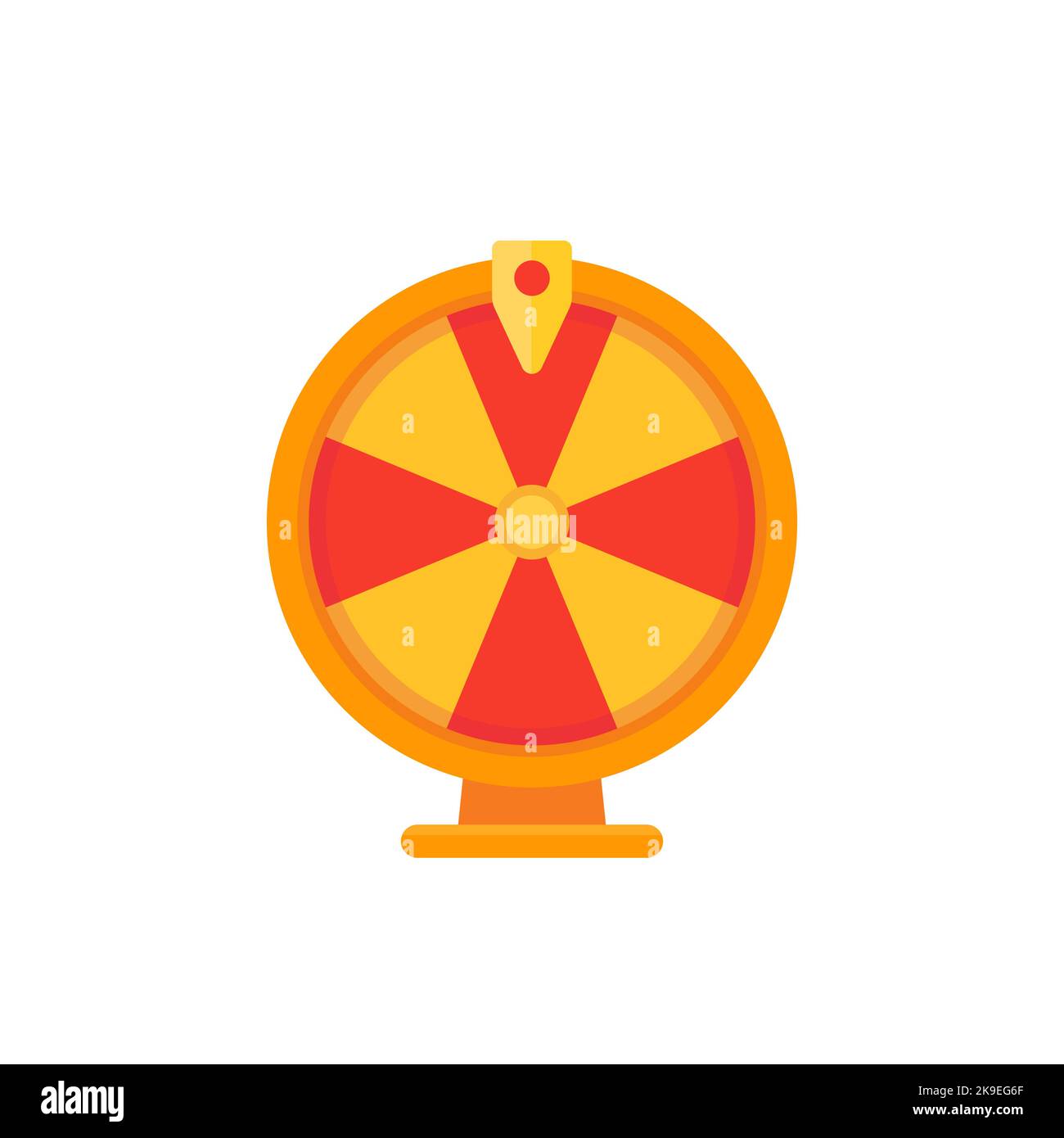 Wheel bingo game fortune luck Cut Out Stock Images & Pictures - Alamy