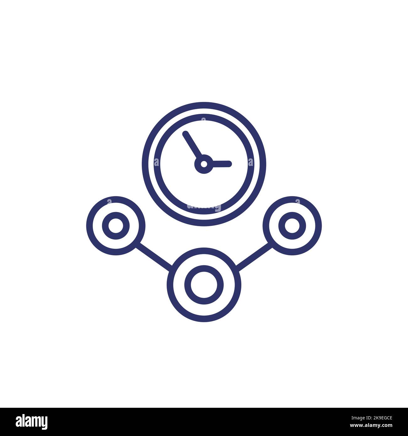 time tracking line icon on white Stock Vector Image & Art - Alamy time tracking line icon on white Stock Vector Image & Art - Alamy