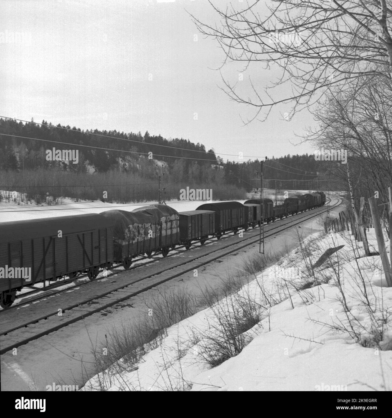 State Railways, SJ freight wagons Stock Photo - Alamy