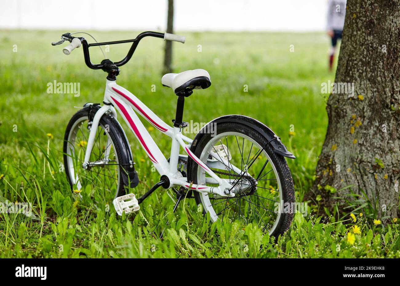 Kid driving bike hi-res stock photography and images - Alamy
