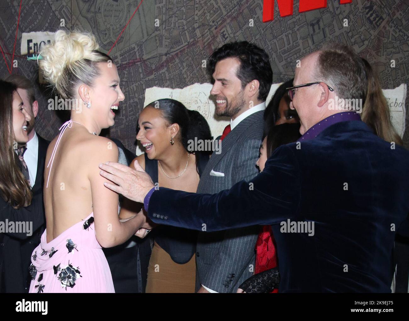 New York, NY, USA. 27th Oct, 2022. Millie Bobby Brown, bbie Hern, Henry ...