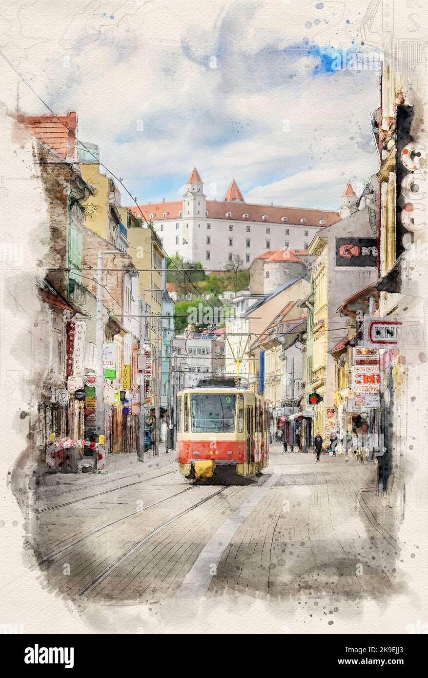 Old tram design hi-res stock photography and images - Alamy