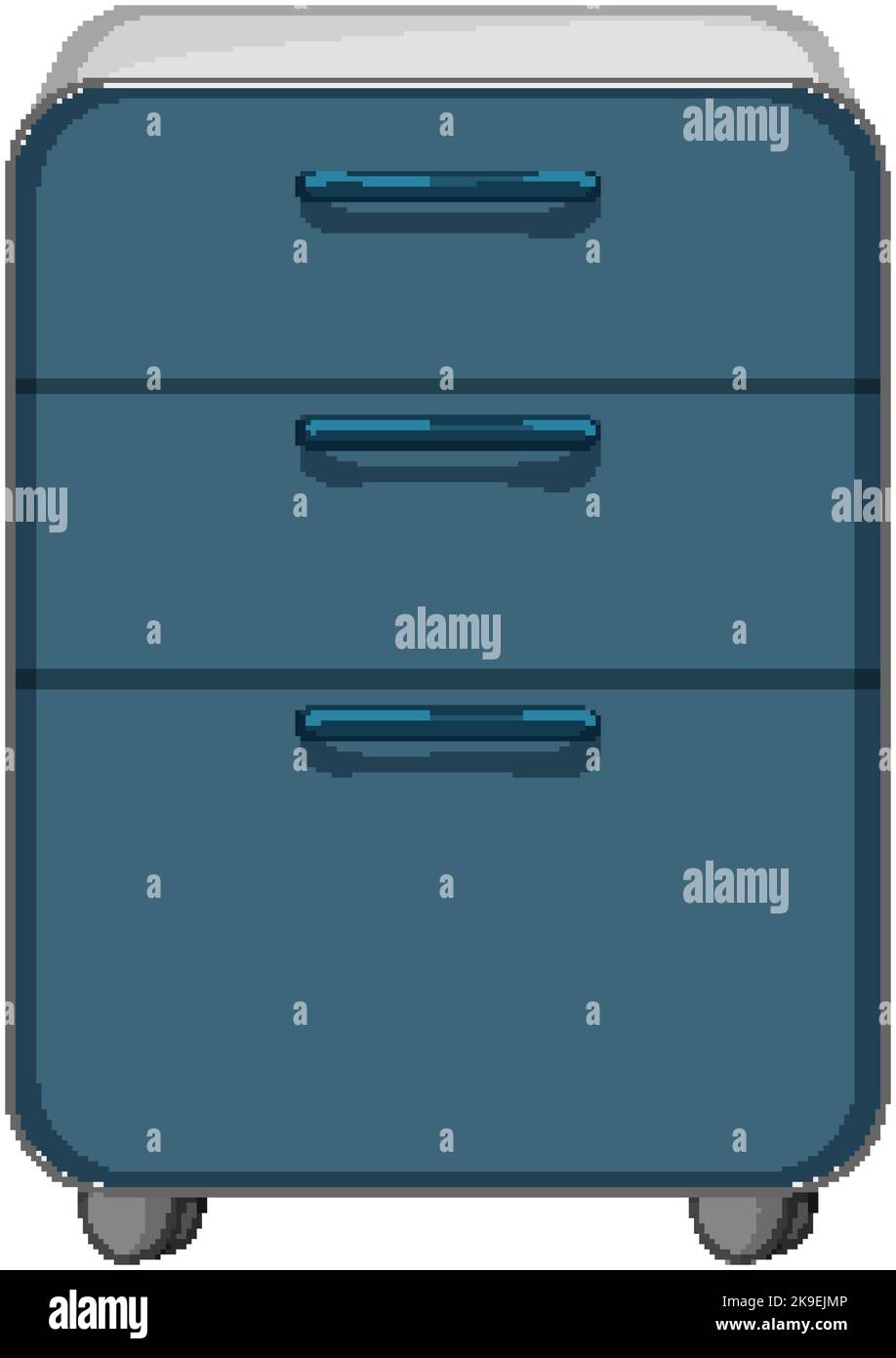 office file cabinet cartoon vector illustration Stock Vector Image ...