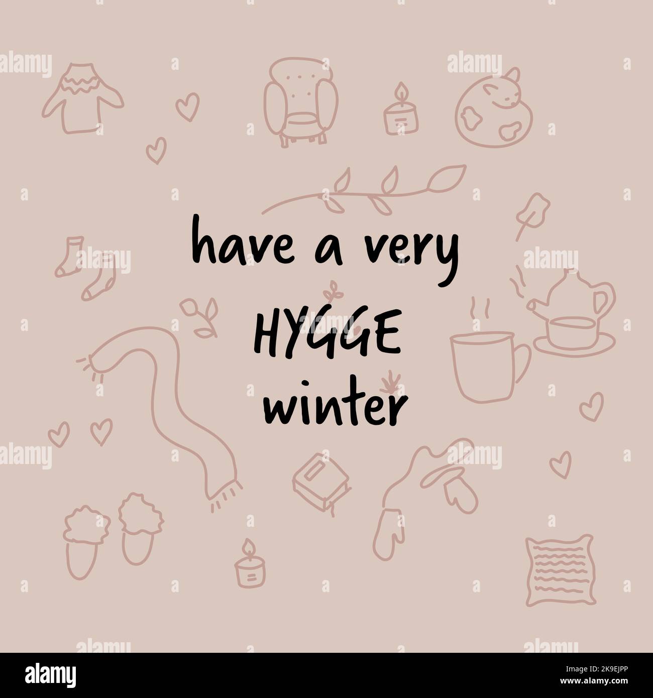 Hygge Stock Vector Images - Alamy