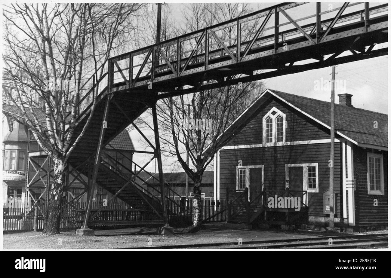 Transitional bridge in Charlottenberg Stock Photo - Alamy