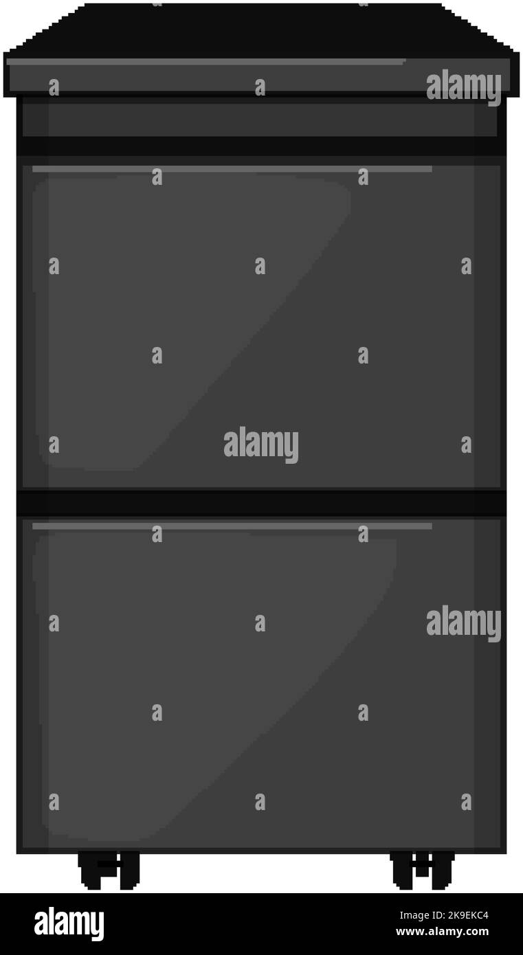 archive file cabinet cartoon vector illustration Stock Vector Image ...