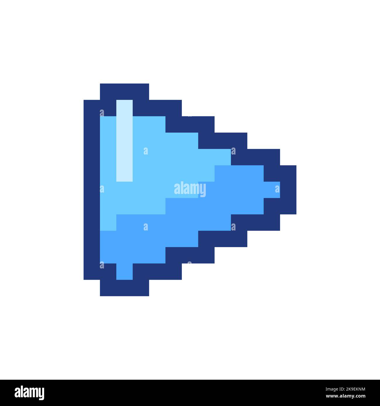 Play button pixelated RGB color ui icon Stock Vector Image & Art - Alamy