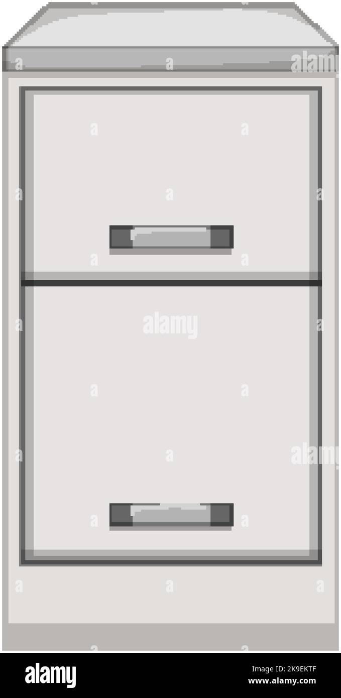 catalog file cabinet cartoon vector illustration Stock Vector Image ...