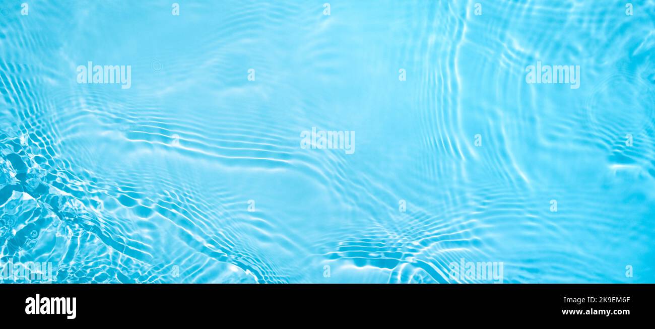 transparent blue clear calm water surface wave texture Stock Photo - Alamy