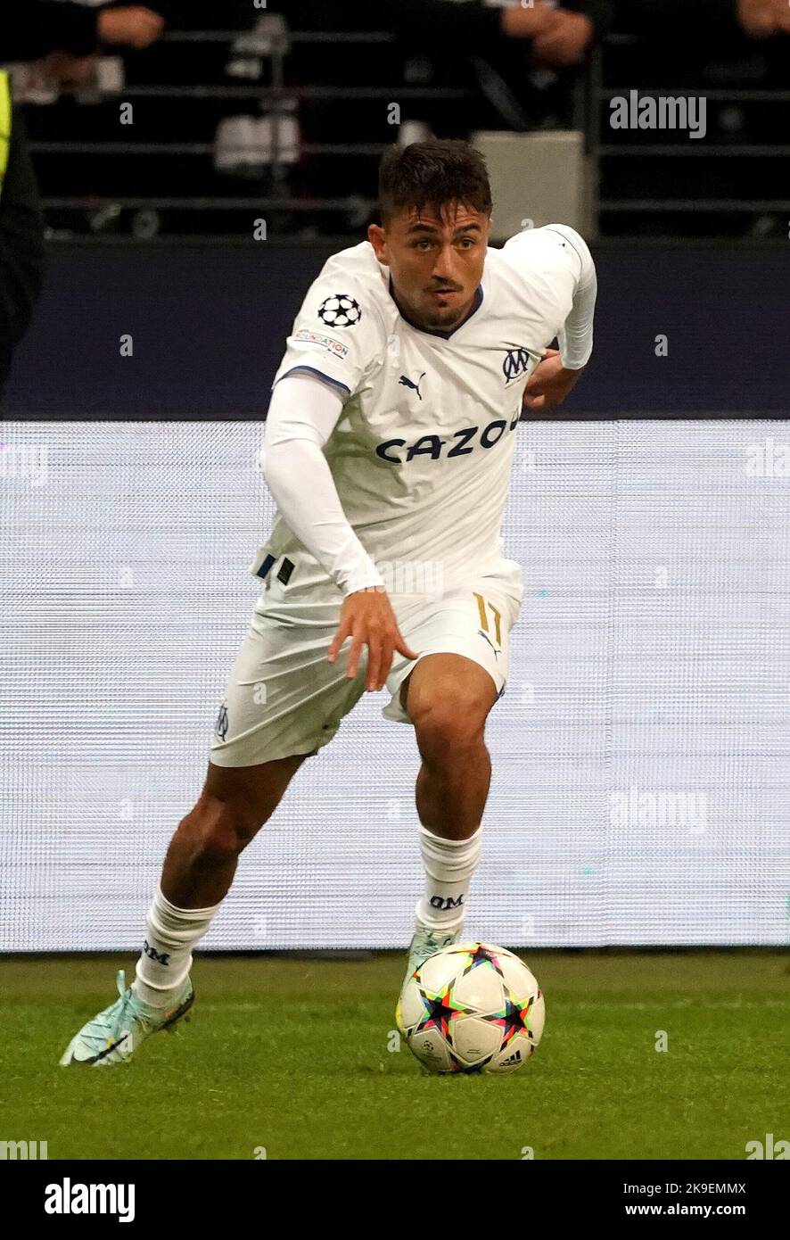 Frankfurt, Deutschland. 26th Oct, 2022. Cengiz Uender (Marseille ...